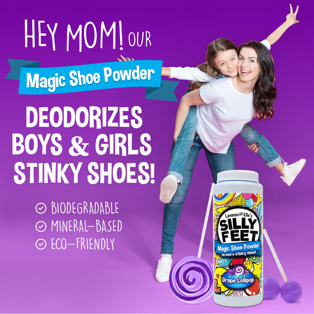 Magic Shoe Deodorizer Powder - Grape Scent – Silly Feet