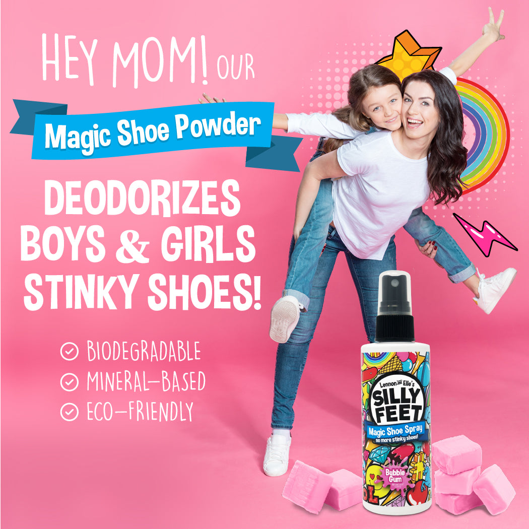 Shoe Deodorizer Bubble Gum Foot Spray – Silly Feet